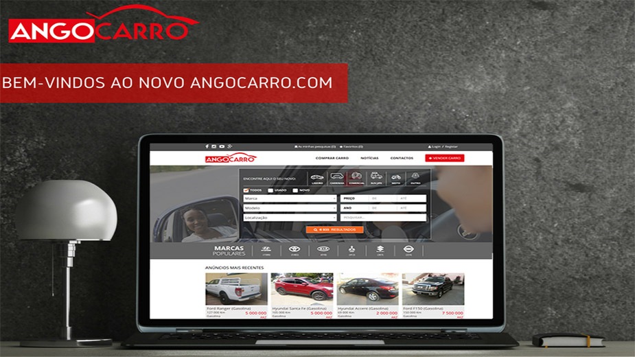 Notícias - Chegou o Novo AngoCarro - Mais Rápido e Seguro - Angocarro